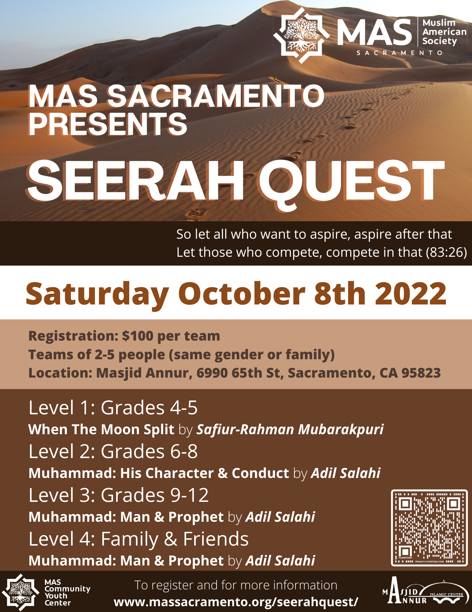 Seerah Quest - MAS Sacramento